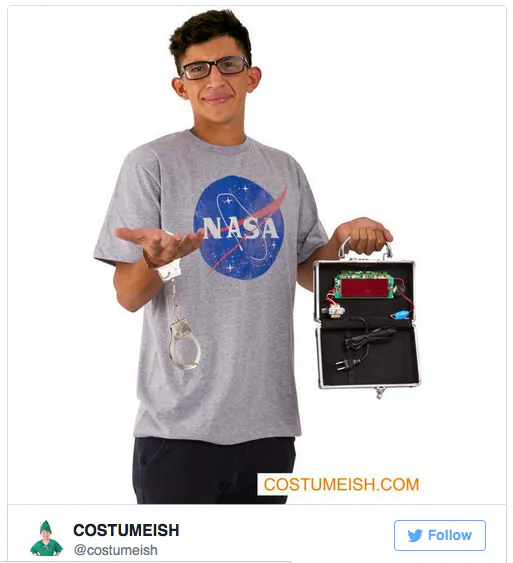 ‘Clock Bomb Boy’ Gets His Own Halloween Costume