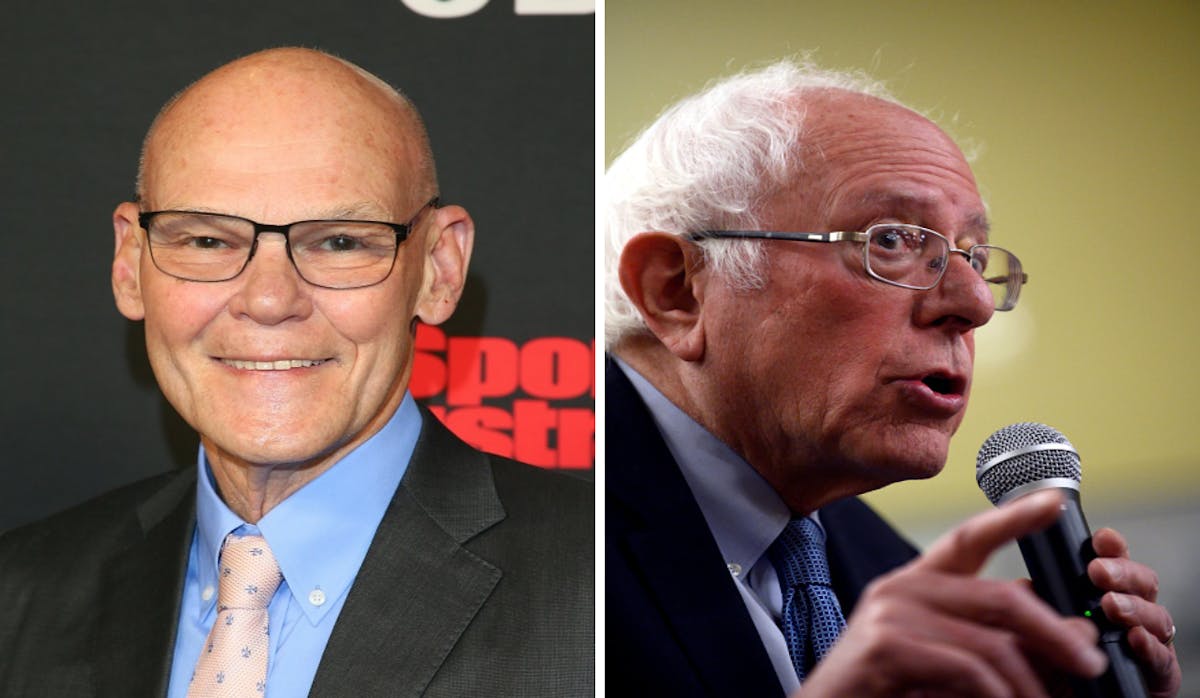 Watch Bernie Lashes Out At Top Dem Strategist James Carville For