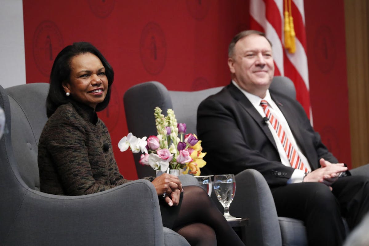 CBS Tries Baiting Condi Rice With U.S. Adversaries’ Criticisms. Rice ...