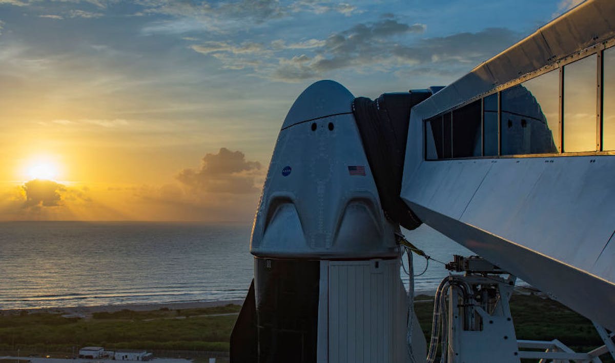 Historic NASA-Manned SpaceX Capsule Departs, Prepares For Splash Landing
