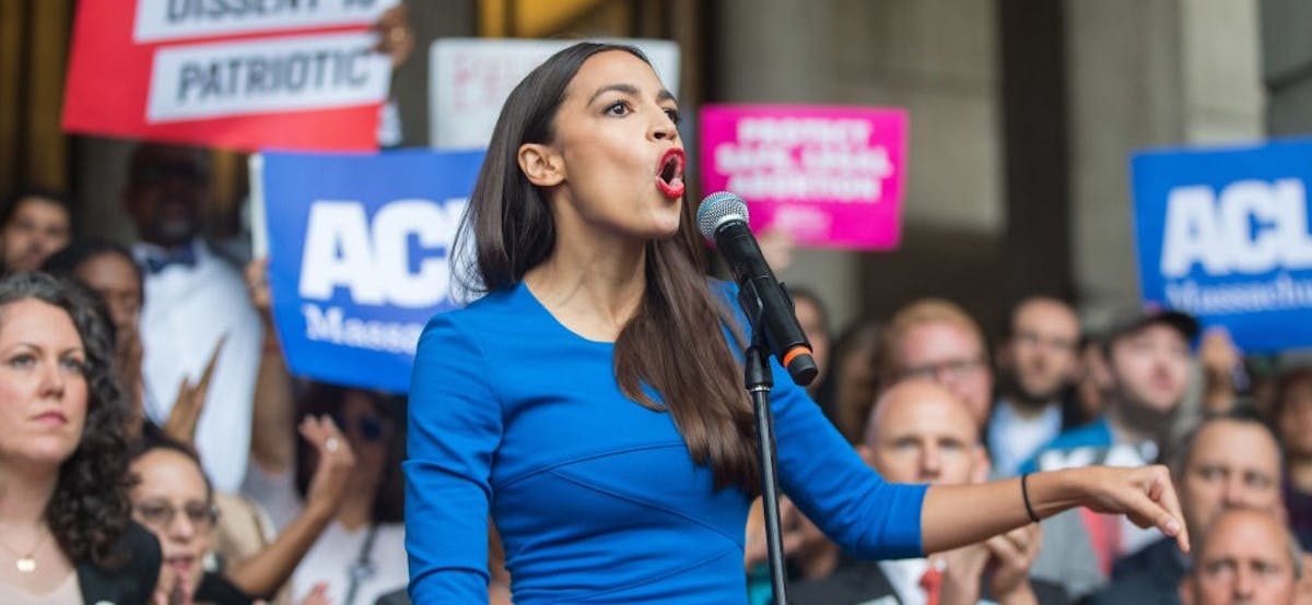 AOC Blames ‘Climate Change’ For Viral Video Of Woman Swimming In NYC ...