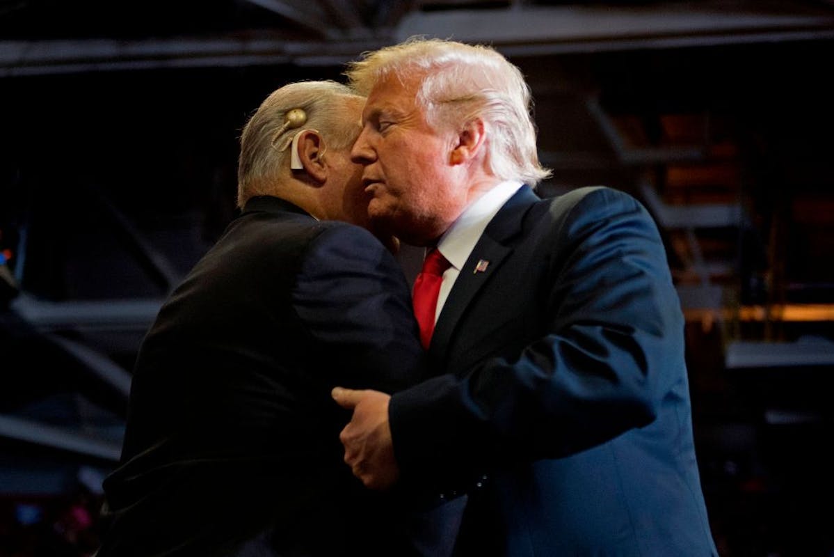 Trump Pays ‘Love And Respect’ To Rush Limbaugh During CPAC Speech
