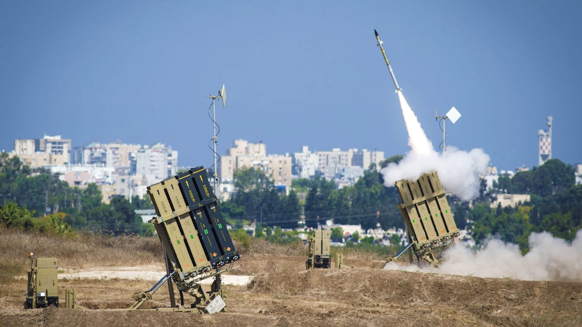Explosions Heard As Air Raid Sirens Sound Off In Israel Near Nuclear