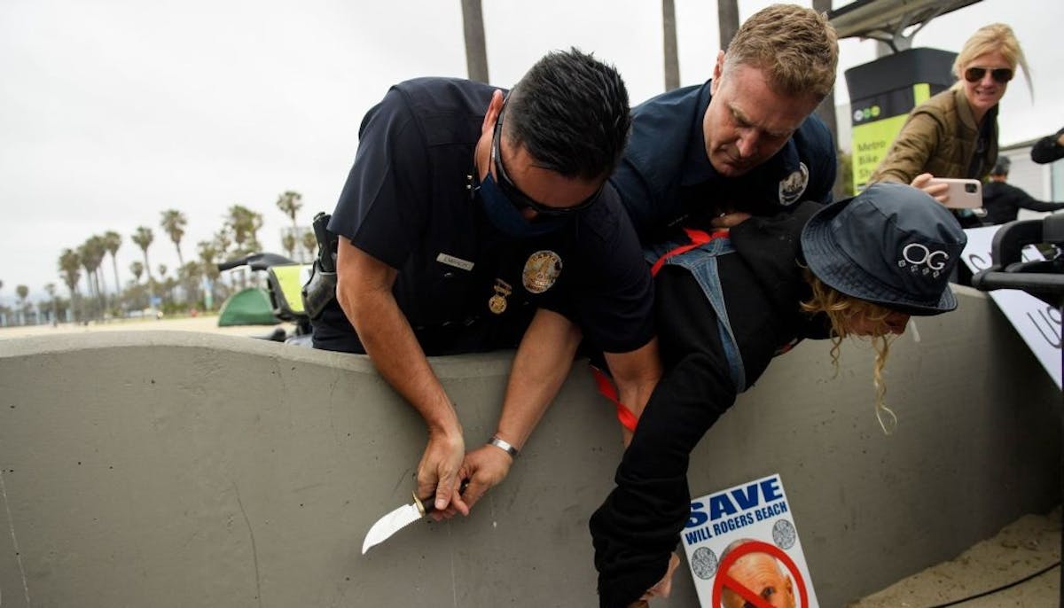 Homeless Woman With Knife Interrupts L.A. Democrat’s Mayoral Campaign ...