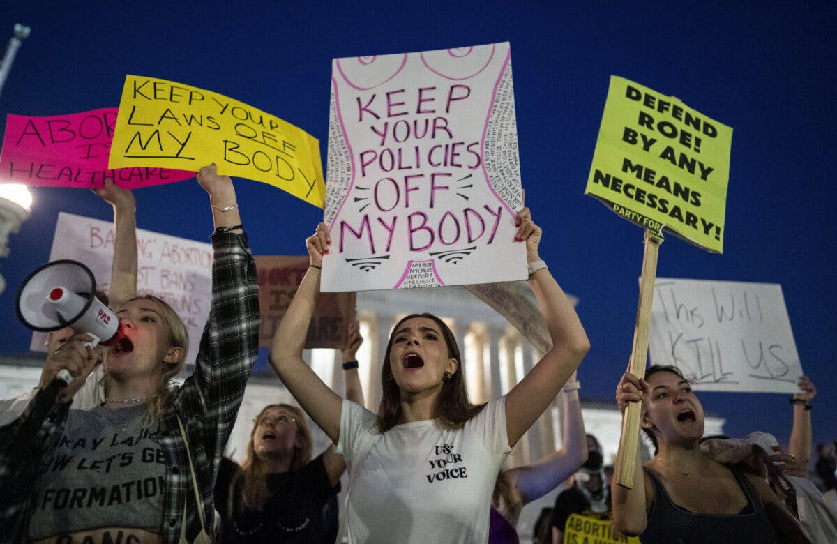 Protests Hit Cities Across The Country Following SCOTUS Abortion Decision