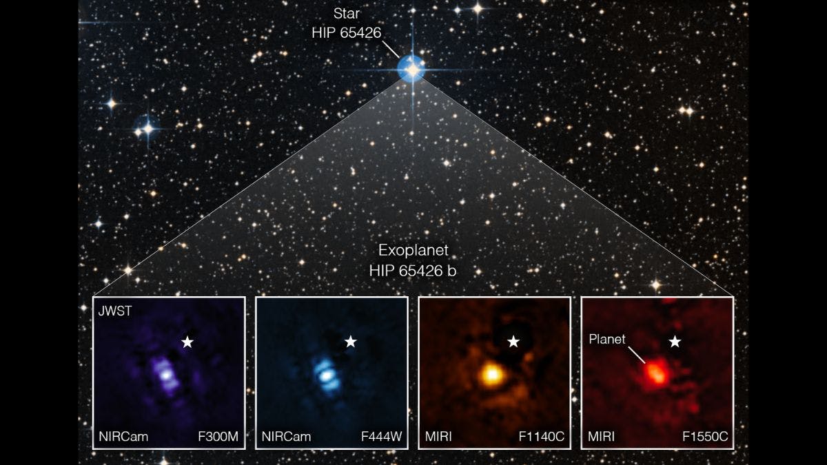 NASA Reveals First-Ever Picture Of Exoplanet From James Webb Telescope