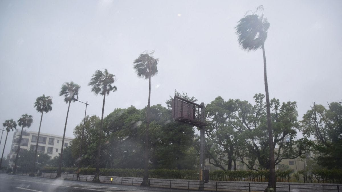 Japan Experiences Massive Typhoon As Millions Are Warned To Evacuate