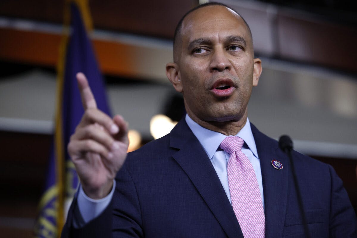 Jeffries Confronted Over Doubting Trump Was Legitimate President