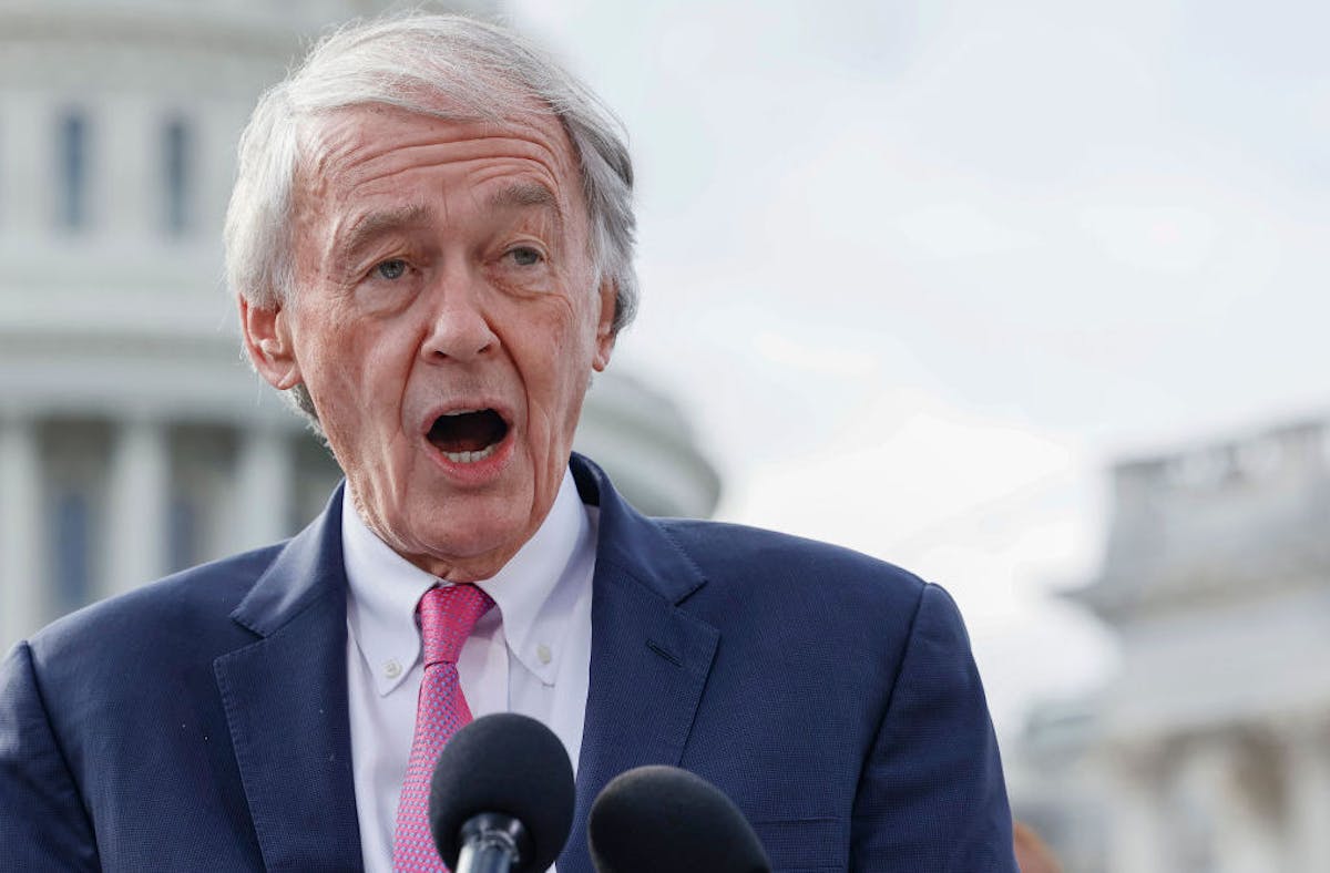 ‘Sick’: Democratic Senator Shows Off His ‘Heart’ Abortion Pin At SOTU