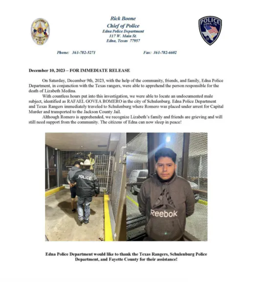Illegal Immigrant Arrested In Connection With Murder Of 16-Year-Old ...