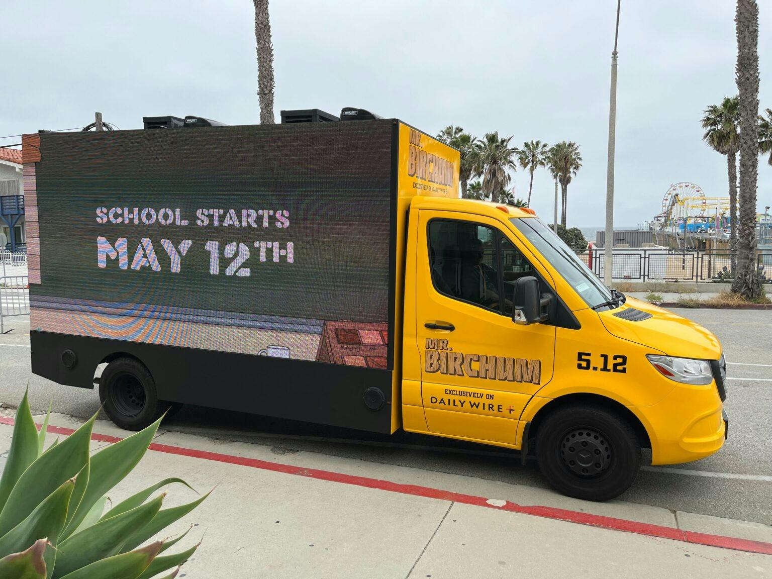 ‘Mr. Birchum’ Mobile Billboard Rolls Through L.A., Displays Trailer For ...
