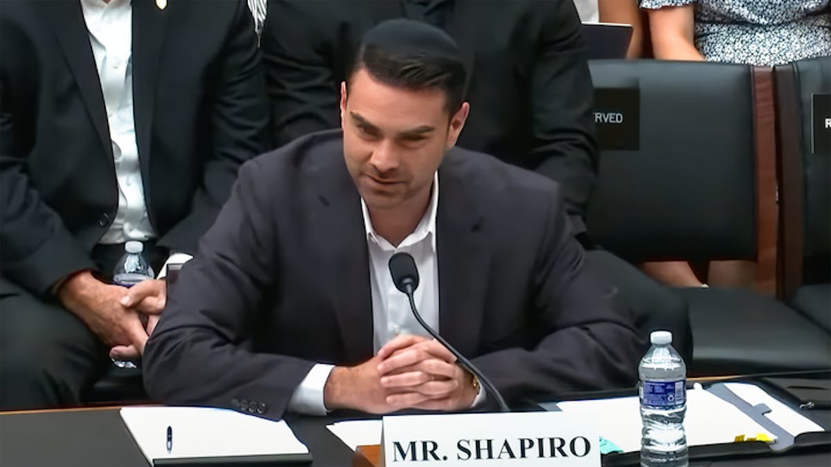 WATCH HERE: Ben Shapiro Testifies To Congress On Censorship (Updated Live)