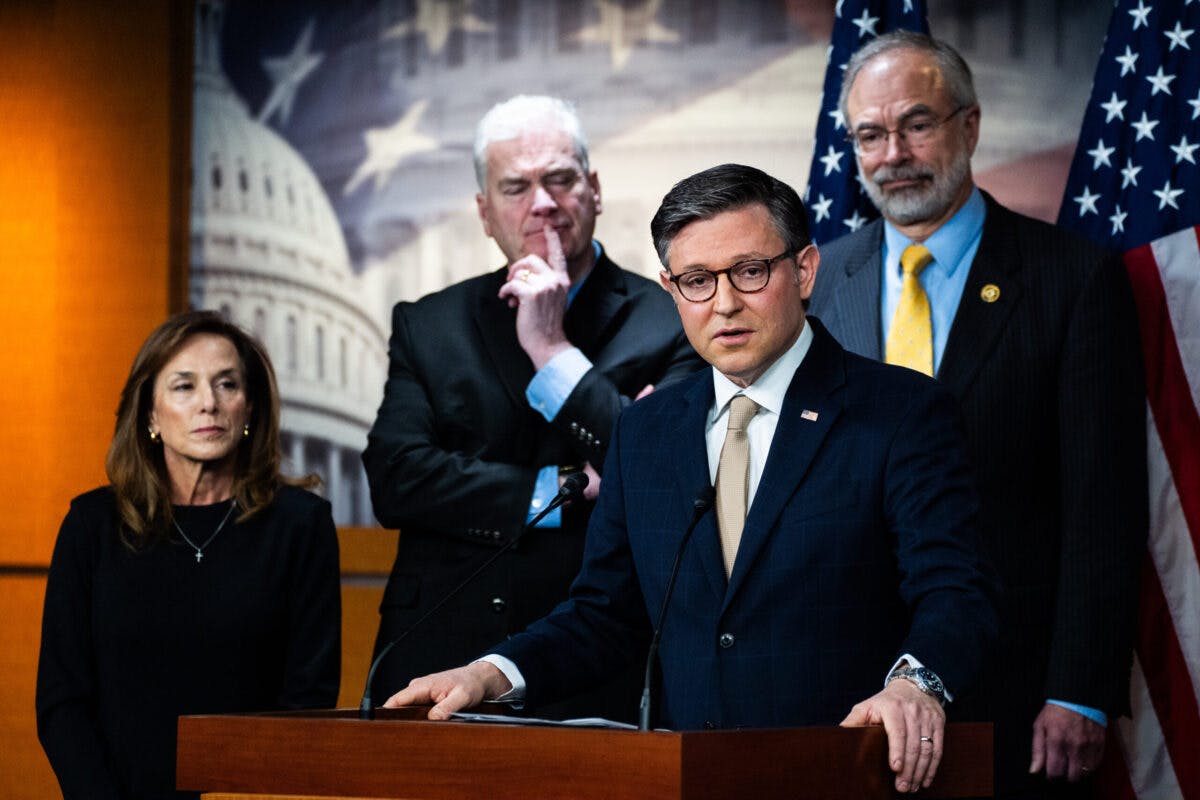 Speaker Johnson Touts GOP’s ‘Team Effort’ While Dems Fall Into Disarray