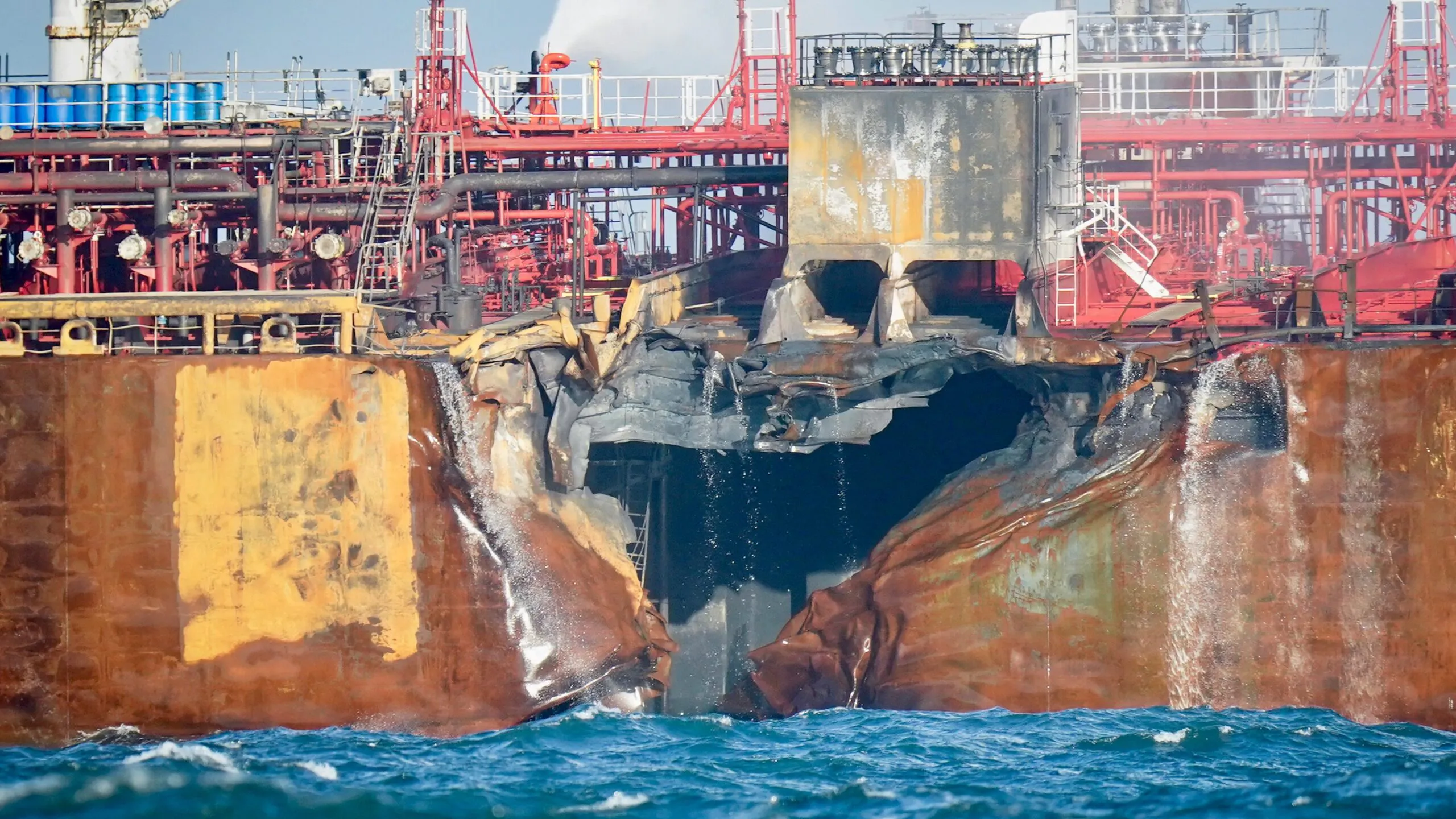 Russian National Arrested After Ship Crashes Into Refueling Tanker ...