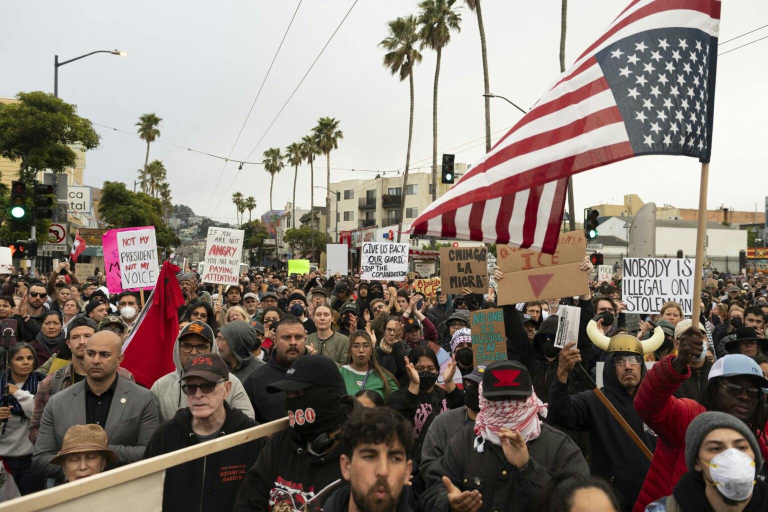 Anti-ICE Riots Break Out In San Francisco As More Troops Deploy To L.A.