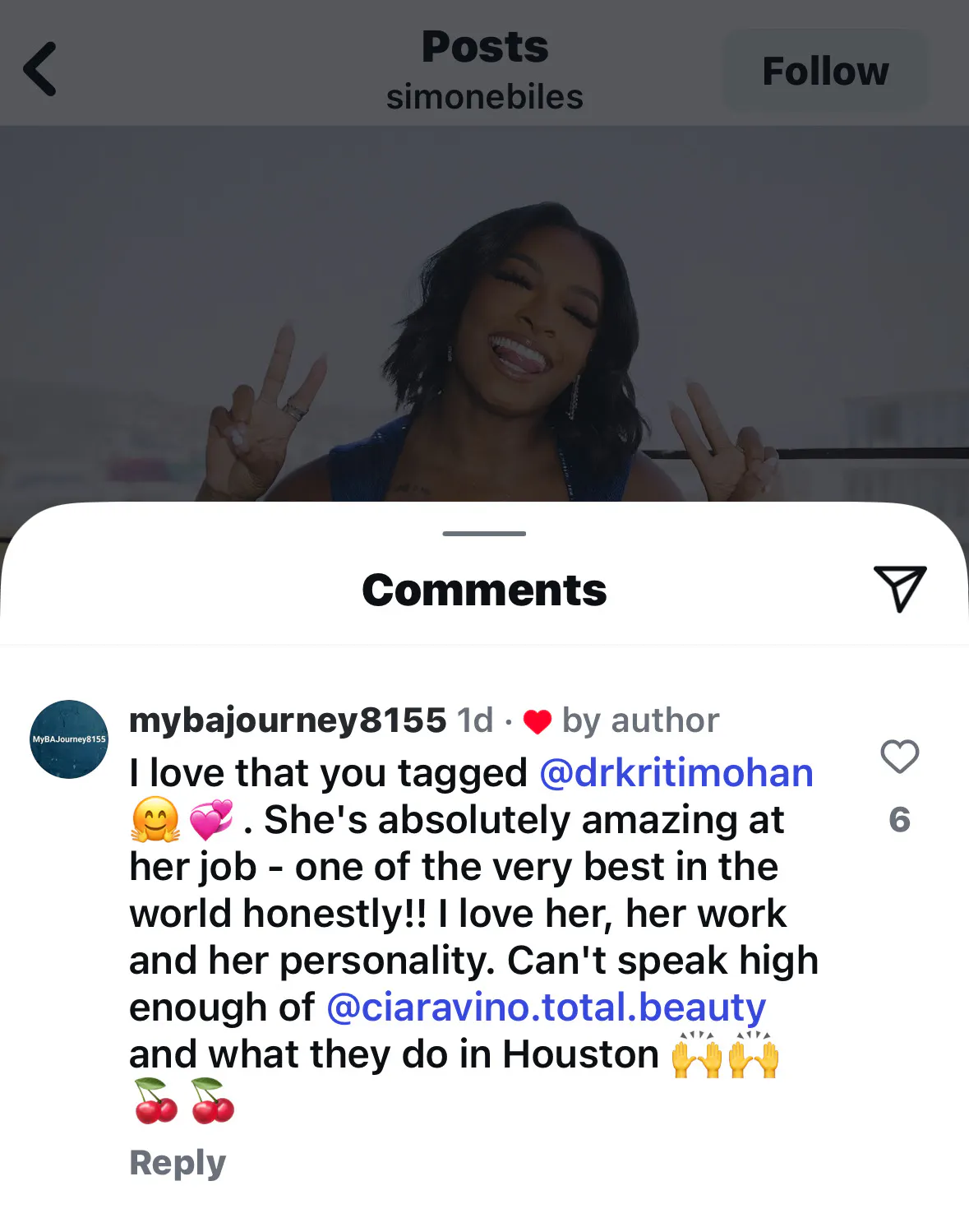 Simone Biles Stealthily Confirms Boob Job To Fans On Instagram