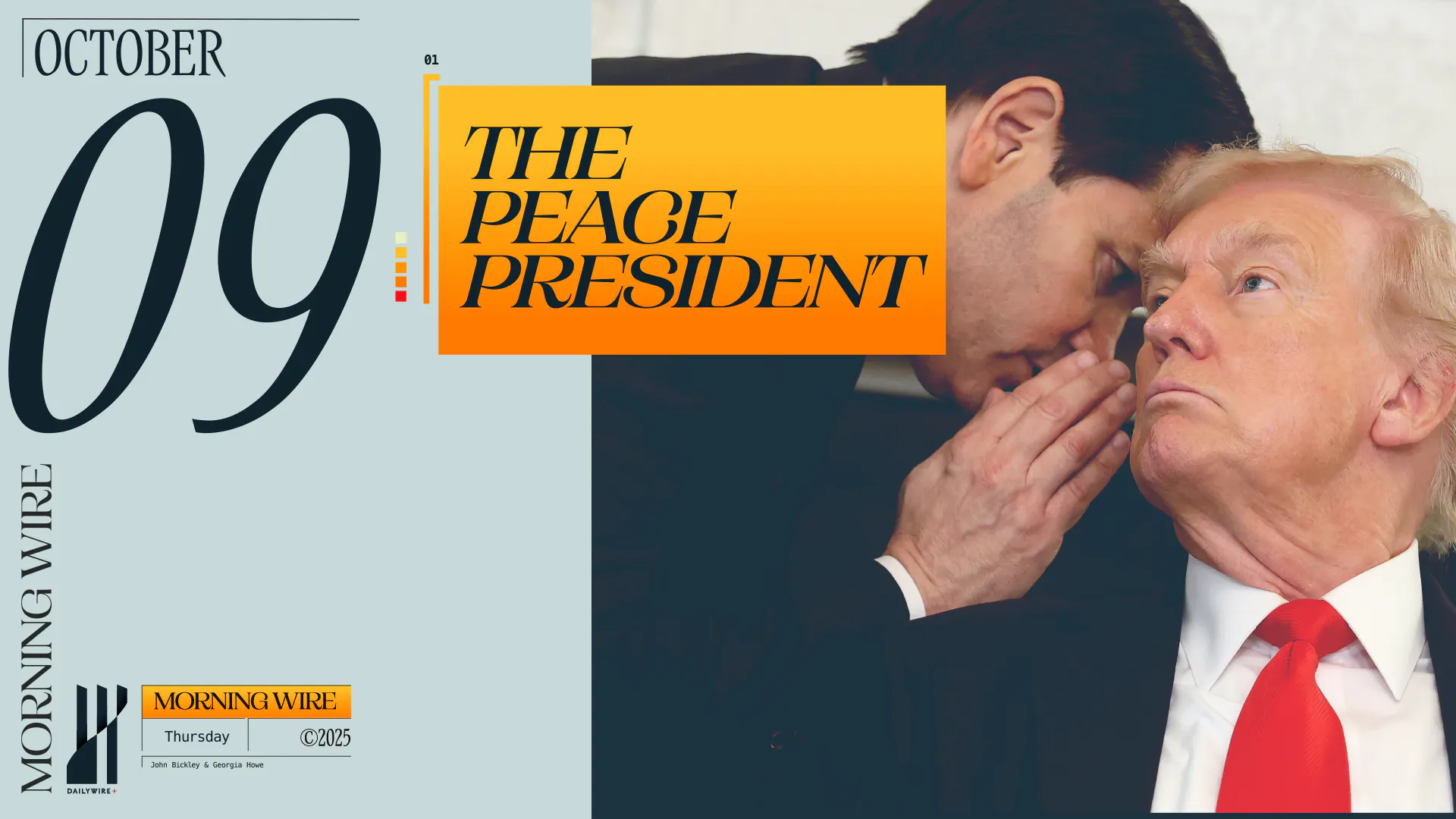 Morning Brief: The Peace President, SCOTUS Takes Up ‘Conversion Therapy ...