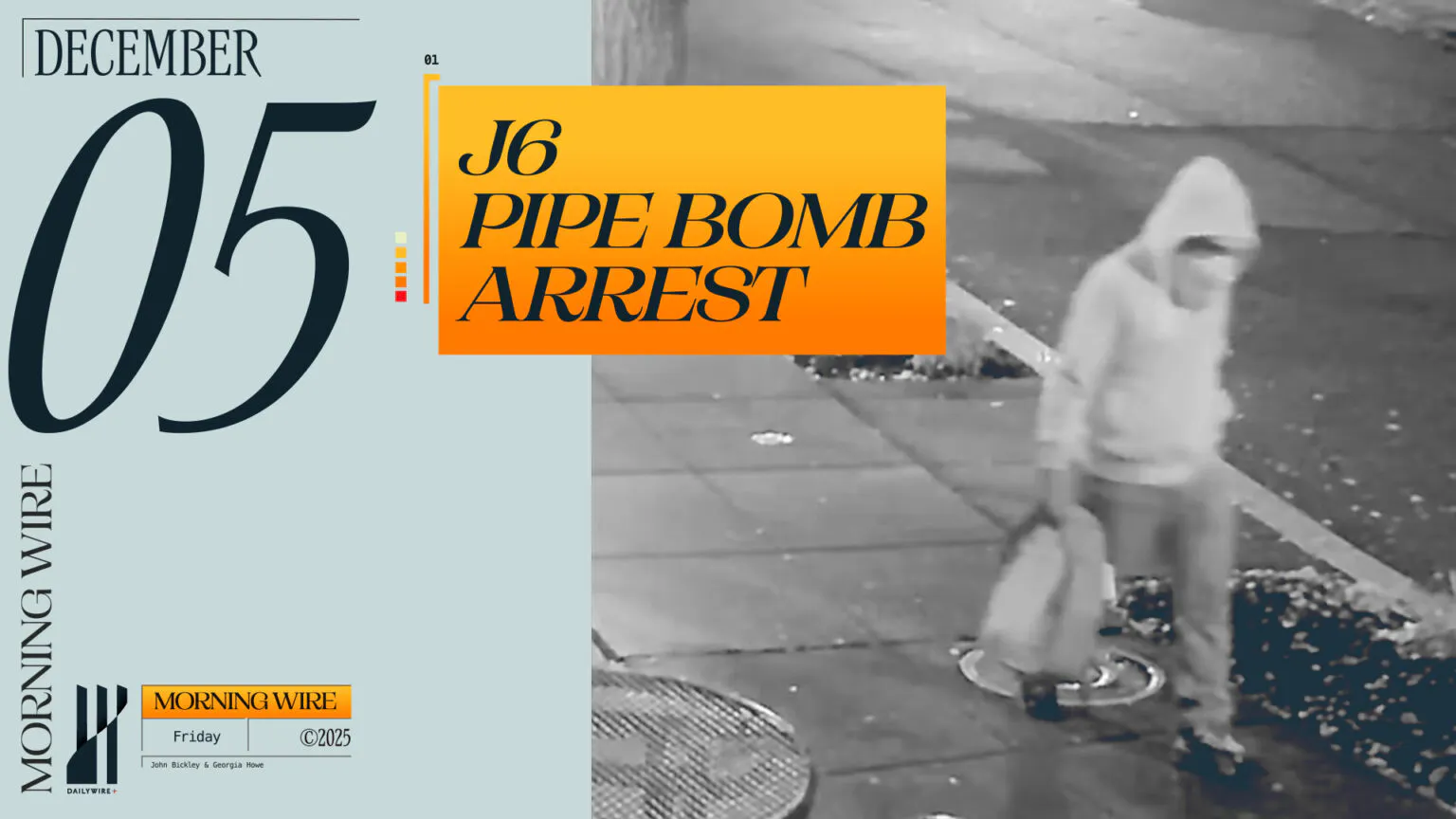 Morning Brief: J6 Pipe Bomb Breakthrough & Trump Brokers More Peace